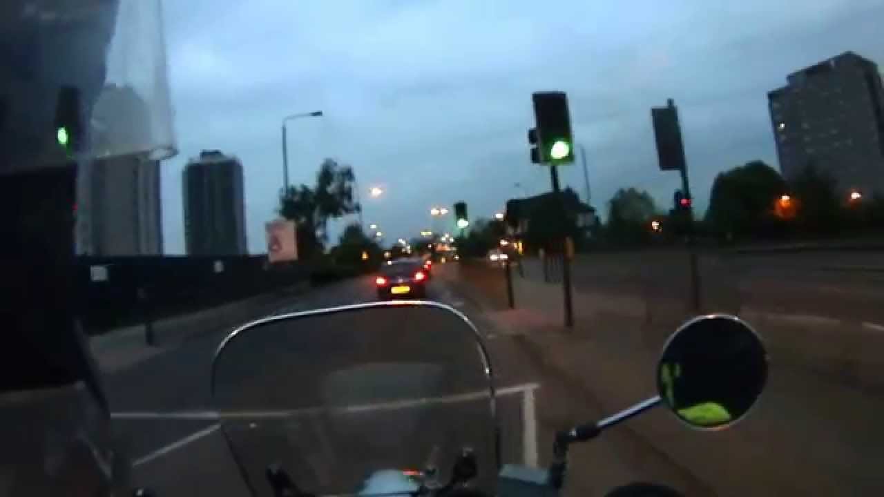 wrong way round a roundabout - YouTube