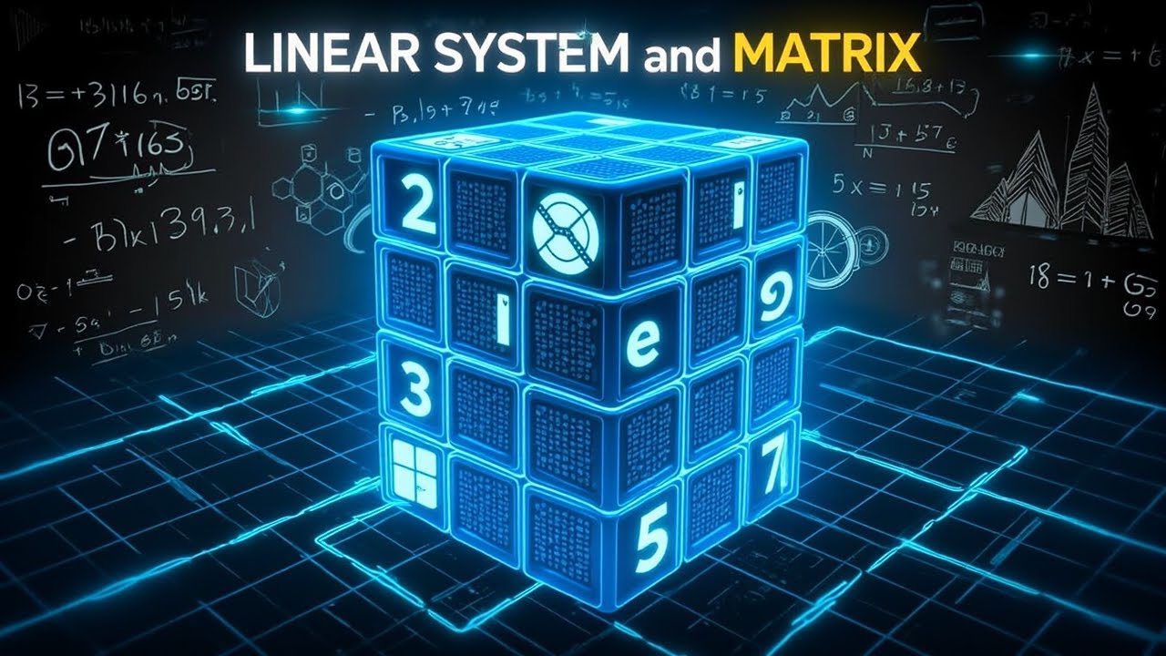 Lecture #02Types of Linear System |Types of solutions | Matrices |Types ...
