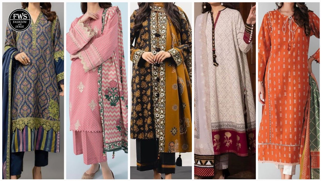 Simple Summer Dress Designs 2024| 3Pc Suit Ke Designs 2024| Simple Lawn ...