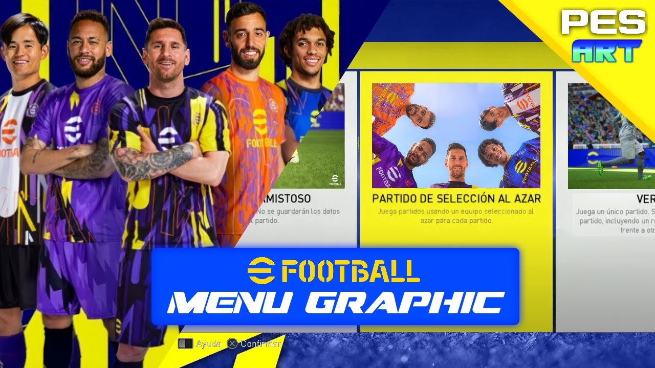 Menu Graphic Efootball Ps3 Edition | Potato Patch, VrPatch - YouTube