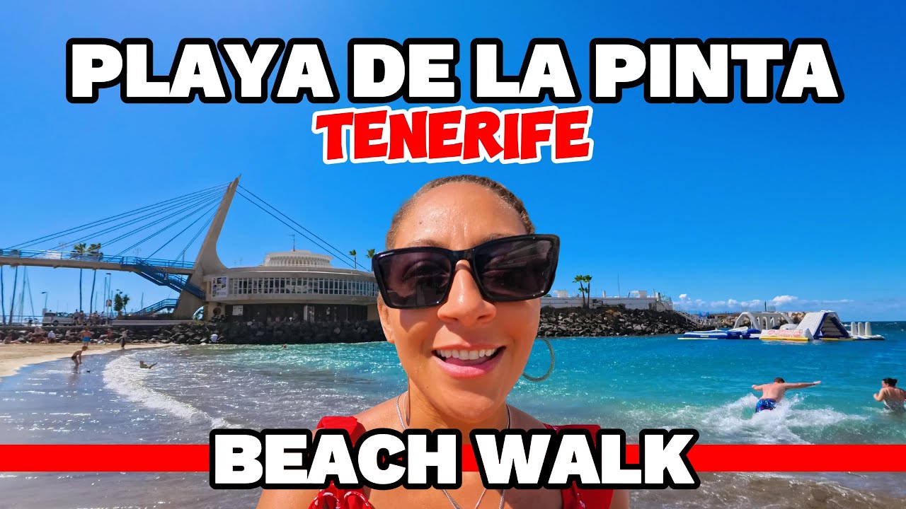 Playa De La Pinta BEACH WALK Costa Adeje in the south of Tenerife ...