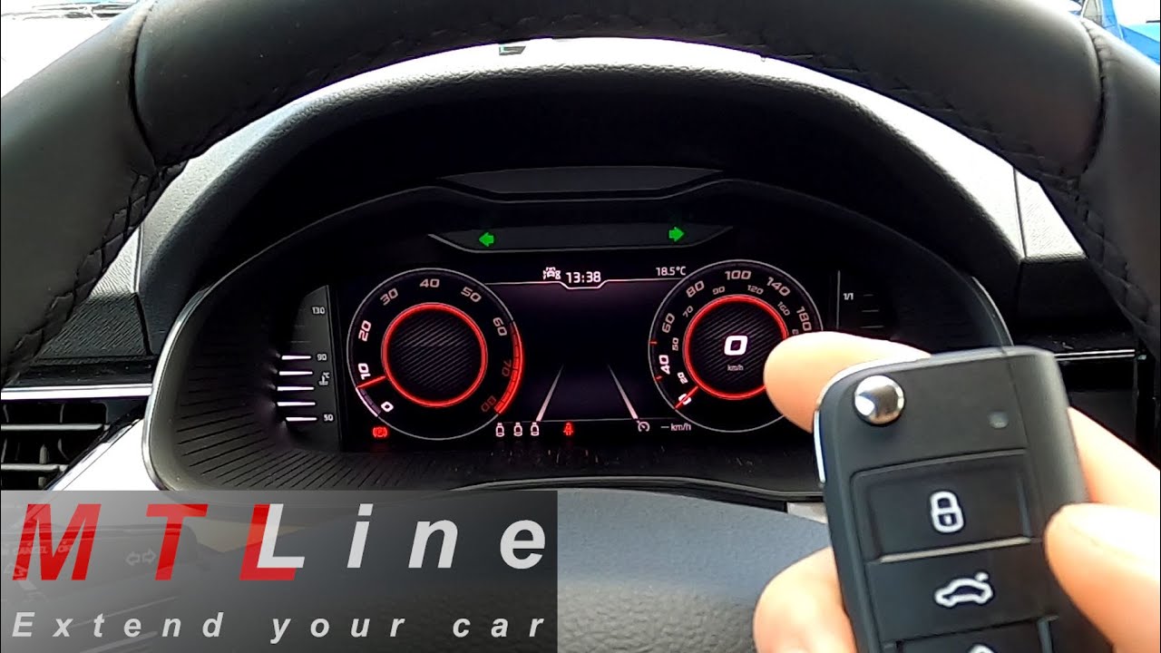 Skoda Kamiq - locking the car with engine running - zaklep vozila ob ...