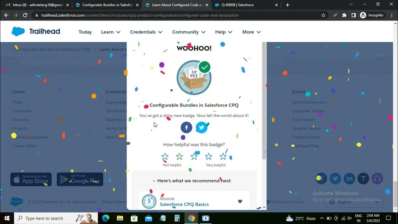Learn About Configured Code and Description | Configurable Bundles in Salesforce CPQ - YouTube