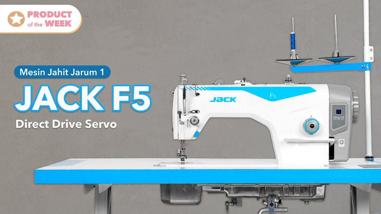 Mesin Jahit Jarum 1 Direct Drive JACK F5 - YouTube