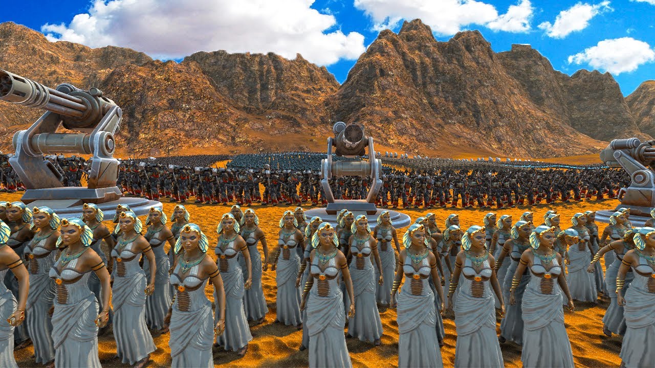 Automatic Machine Gun, Phalanx & T45 Shotgun vs 3 Million Pyramid head ...