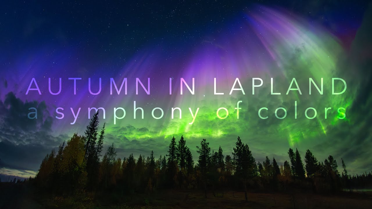 Autumn in Lapland : A symphony of colors 4K - YouTube