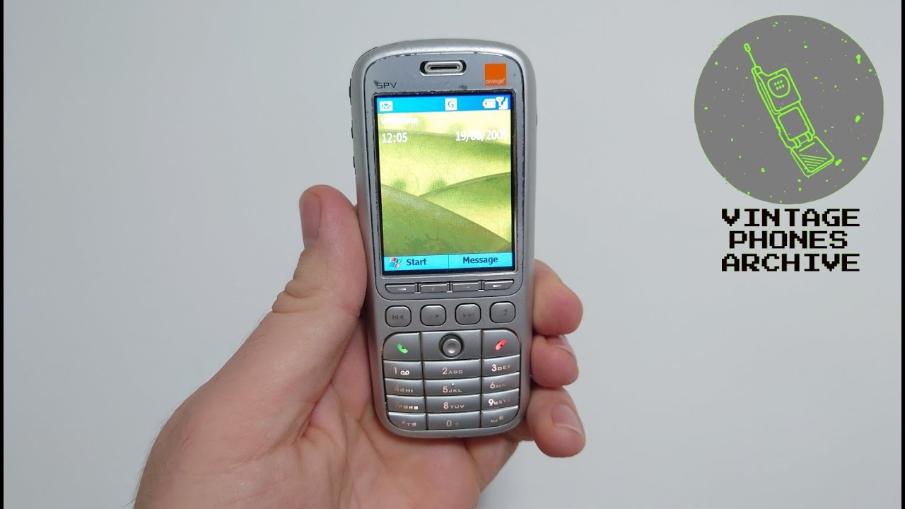 HTC Hurricane Orange SPV C550 Windows Mobile phone menu browse ...