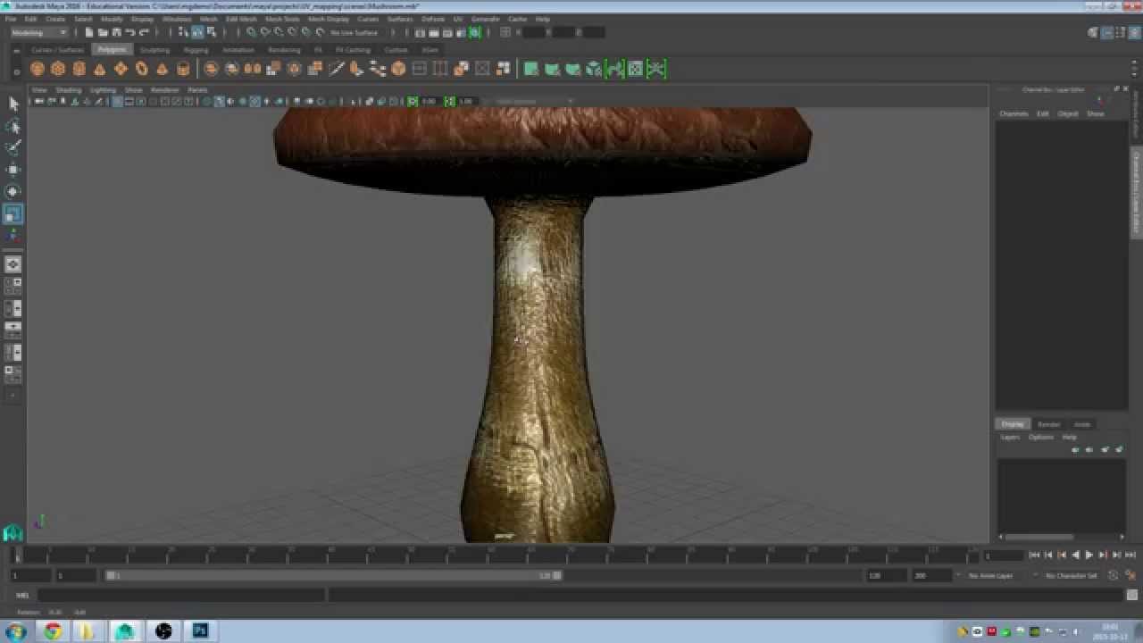 UV-map Mushroom - YouTube