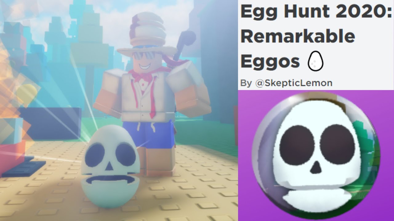 Tutorial: How To Get Skeleggton in [FAN-MADE] Egg Hunt 2020: Remarkable ...