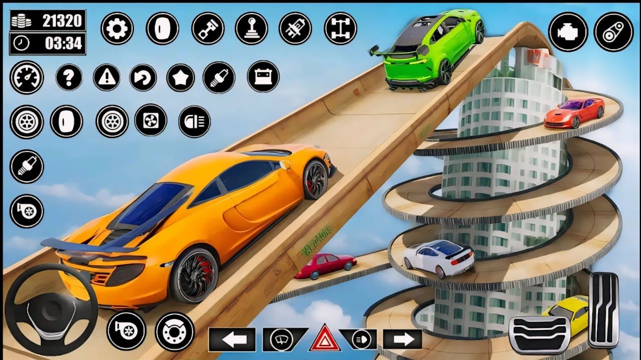 Ramp Car Racing - Car Racing 3D - Android Gameplay - YouTube