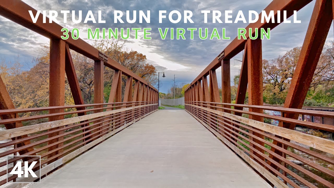 30 Minute Virtual Run | Virtual Running Videos For Treadmill | Lake ...