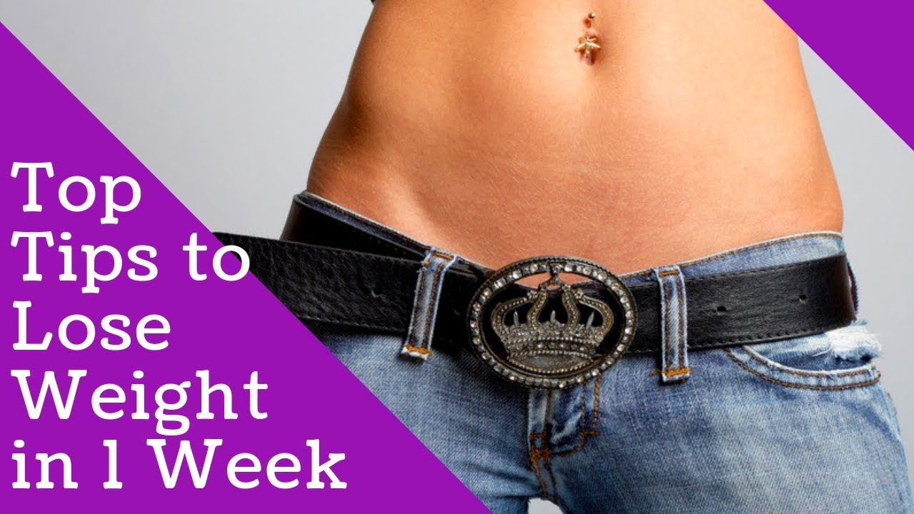 1 Week Diet Plan to Lose Weight | Lose Belly Fat - YouTube