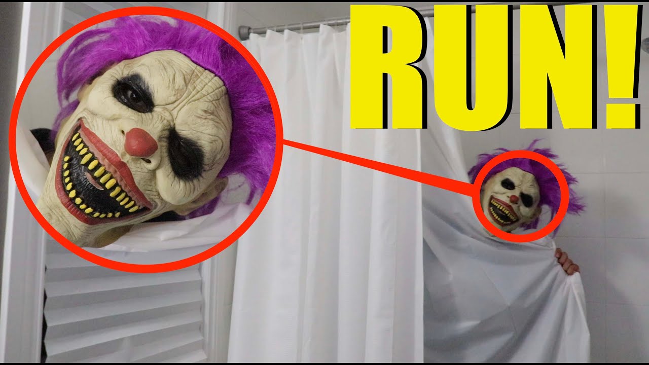 When you see this CLOWN in your shower, RUN as fast as you can ...