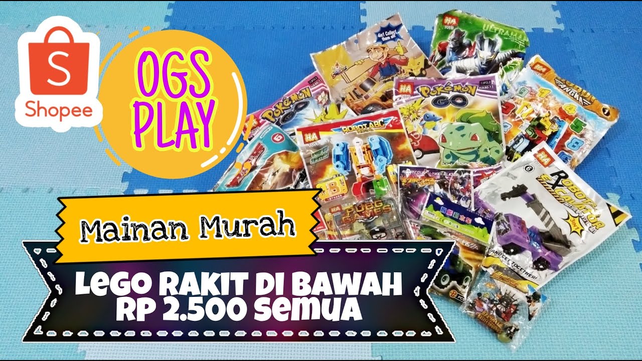LEGO RAKIT MURAH DI BAWAH RP. 2500 SEMUA - YouTube