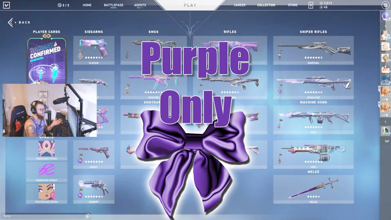 The all PURPLE inventory is SICK! PURPLE/PINK COLLECTION - YouTube