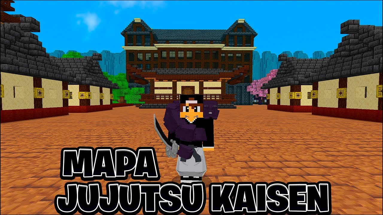 SAIU! O MAPA MAIS REALISTA JUJUTSU KAISEN DO MINECRAFT PE!! .... - YouTube