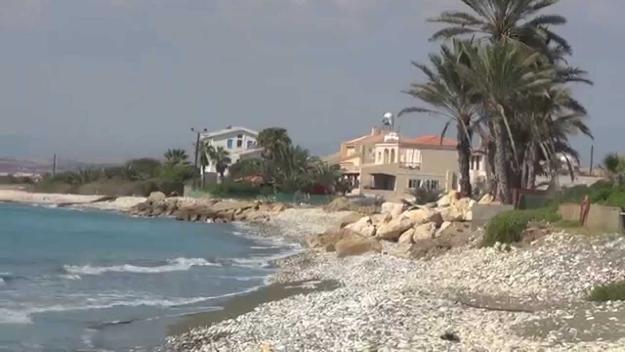 Pervolia beach - YouTube