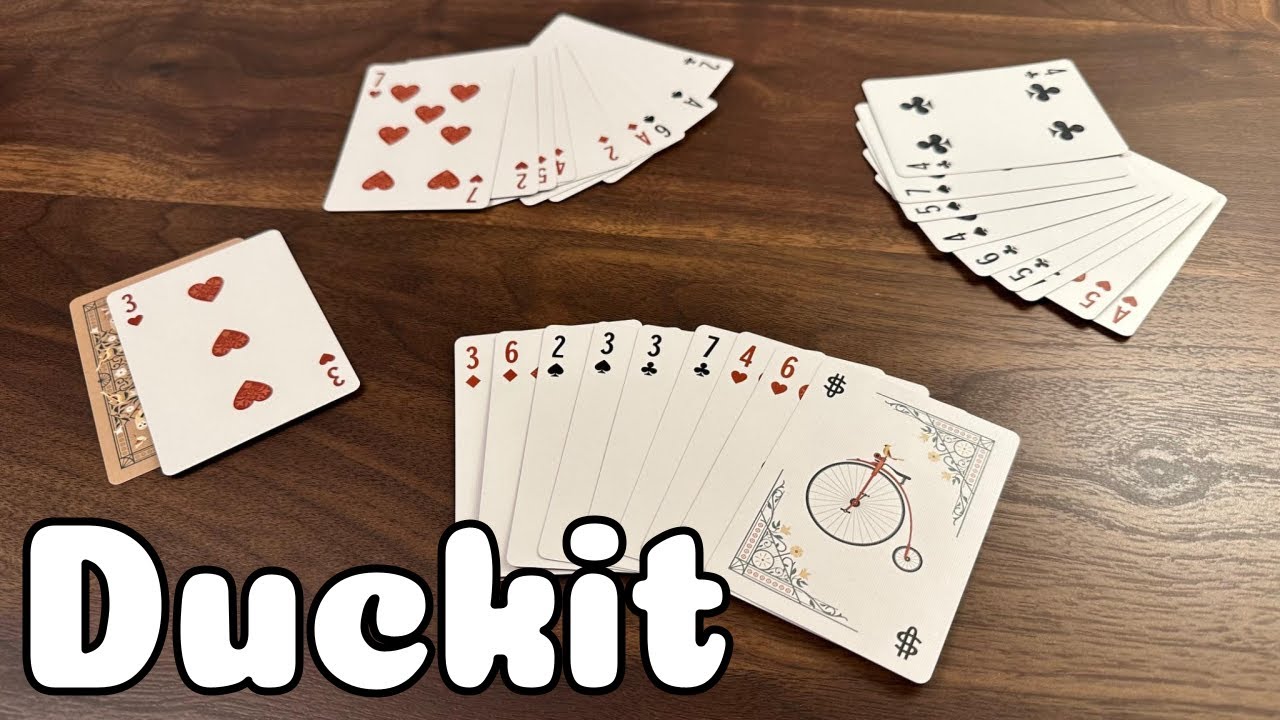How to Play Duckit | a card game for three players - YouTube