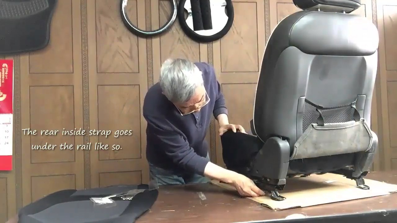 NEW CAR FRONT SEAT COVER INSTALLATION - YouTube