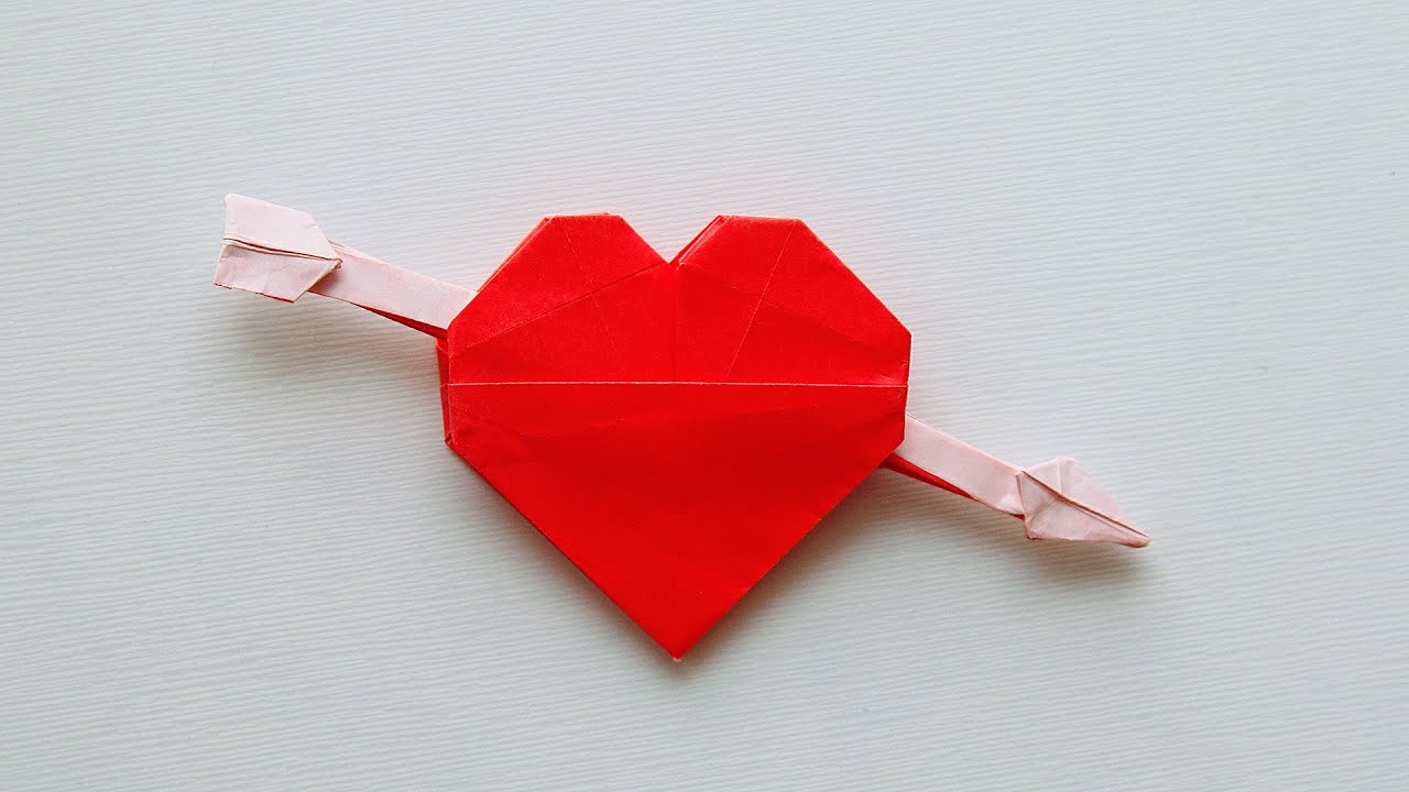 ORIGAMI Heart💘 Fall in love (Robert J. Lang) - YouTube