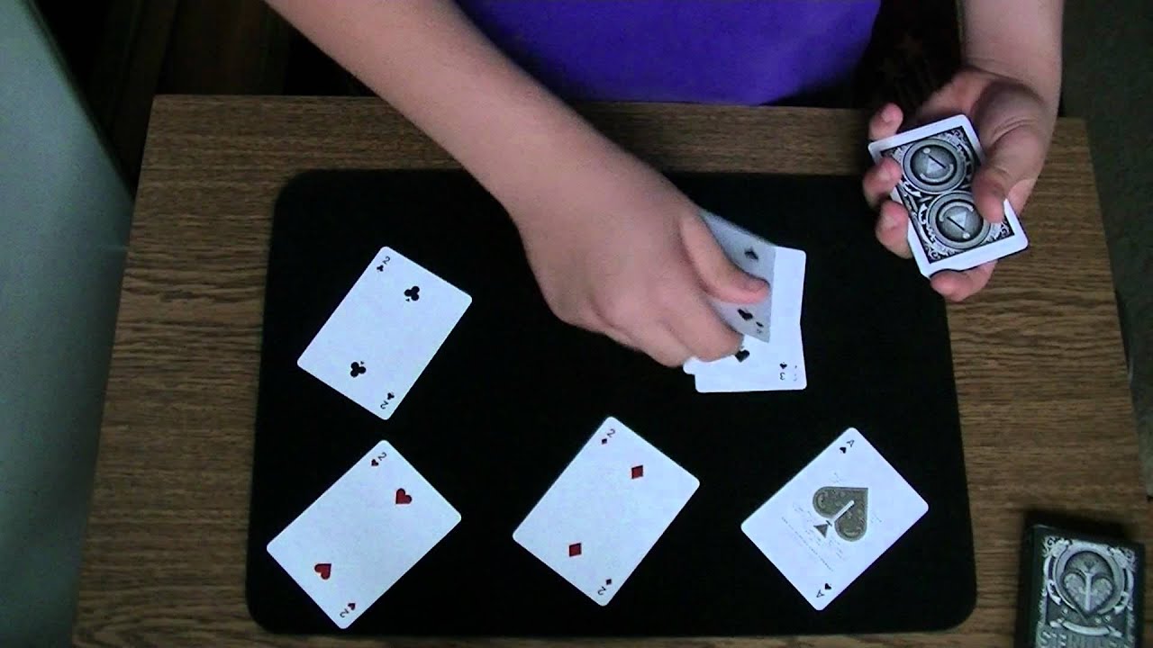 "4 Card Monte" [Performance & Tutorial] - YouTube