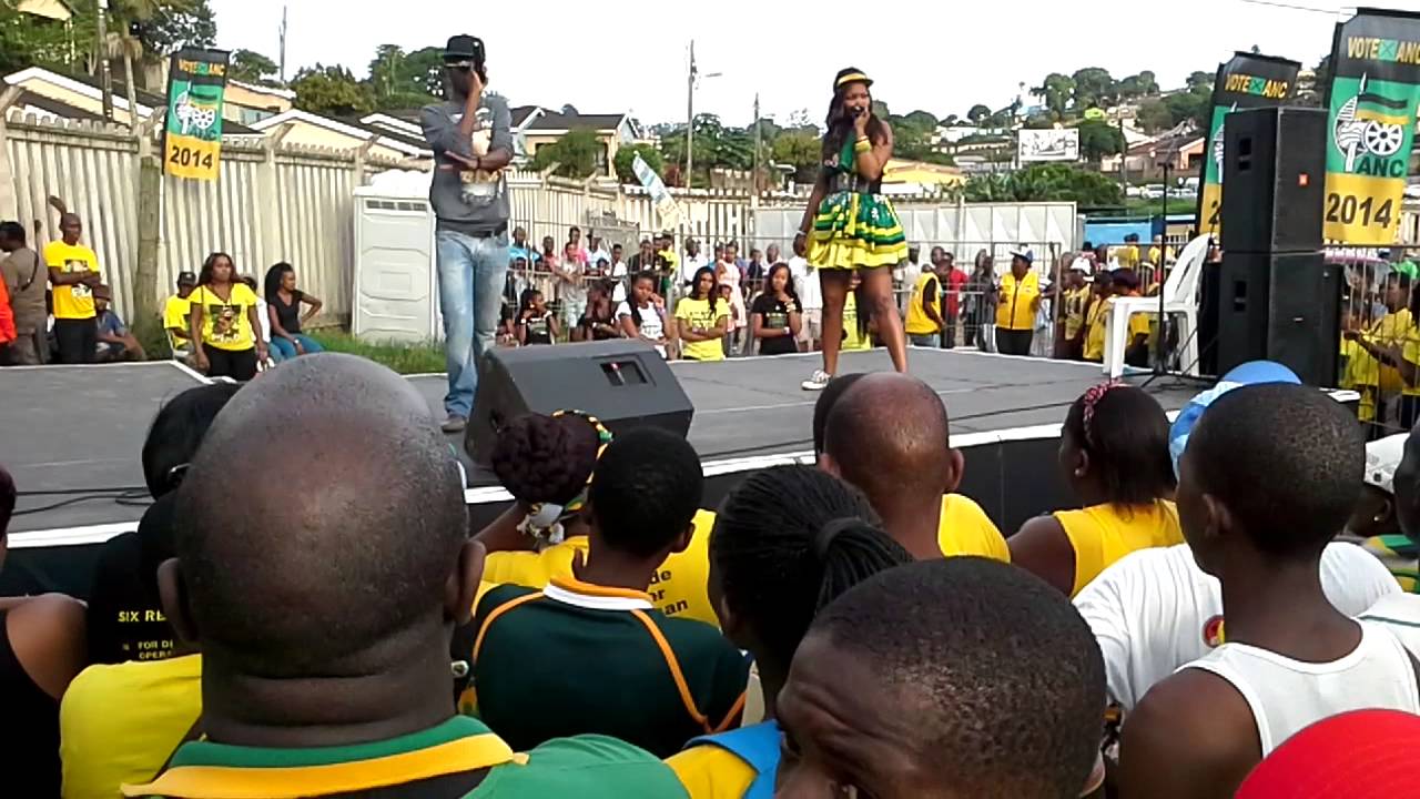 Ntombyomzulu at Eyadini, Umlazi, ANC rally - YouTube