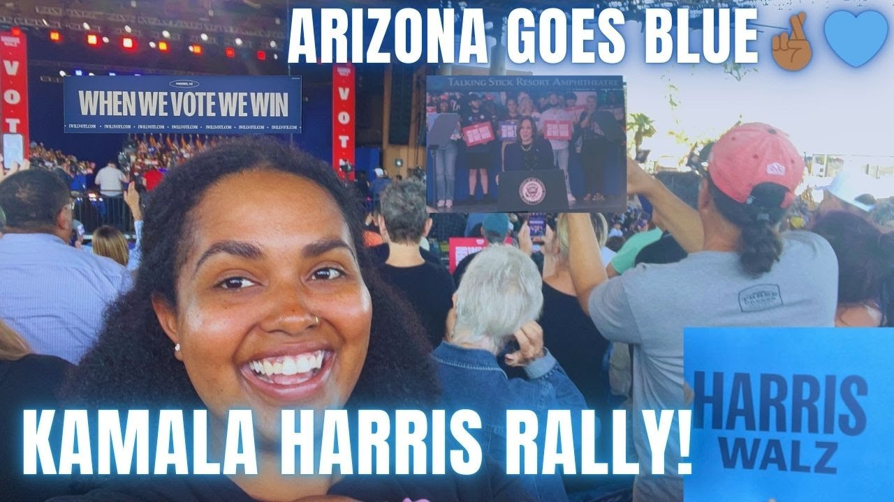 Arizona Goes Blue Kamala Harris Rally!!!! 2024 Presidential Election ...