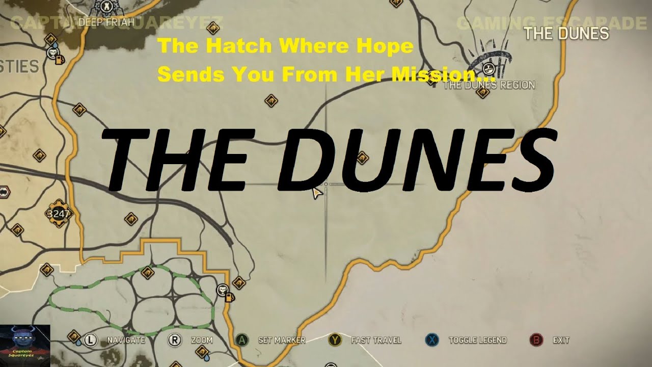 Mad Max - Loot Location - The Dunes - Walk Through Guide - YouTube