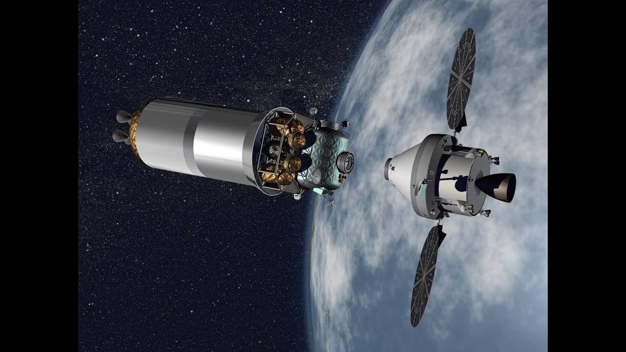 SimpleRockets - Orion CEV & Altair Lunar Lander - YouTube