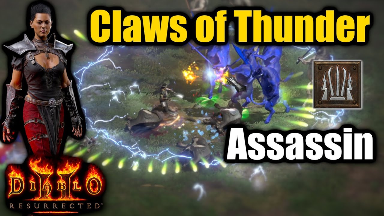 The Claws of Thunder Assassin - Area of Effect Melee Build - Diablo 2 ...