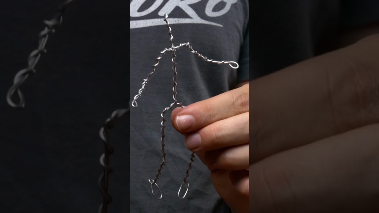 Making A Wire Armature For Sculpture Time Lapse. #figuresculpting - YouTube