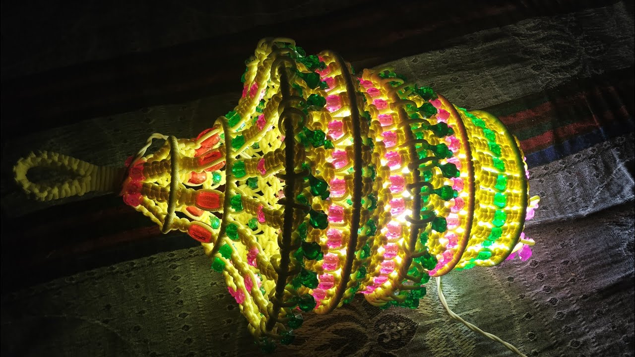 Diwali special macrame Akash kandil (please check description box ...