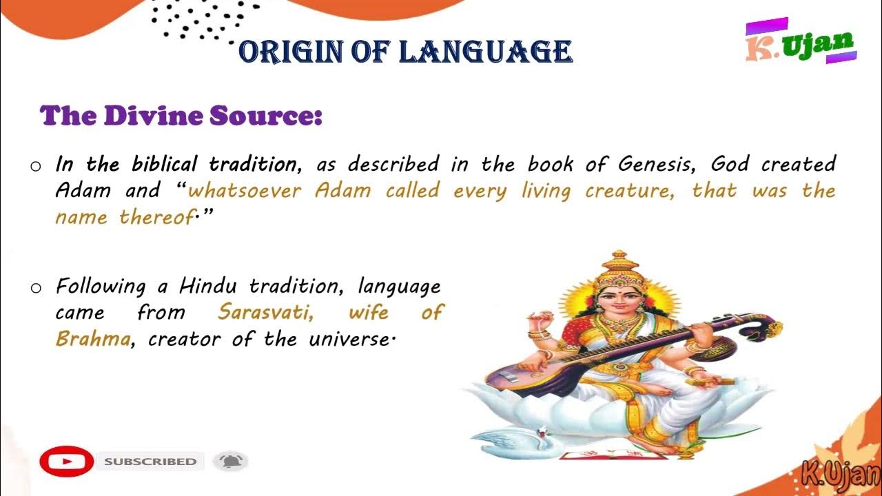 Divine Source Theory of Language | Origin of Language in Linguistics - YouTube
