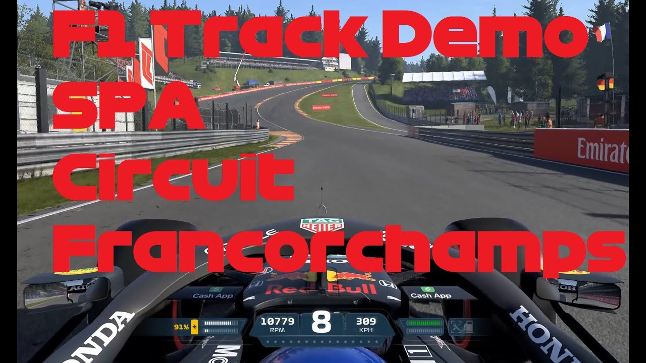 F1 Track Demo / Belgium Grand Prix / Spa / Circuit de Spa-Francorchamps ...