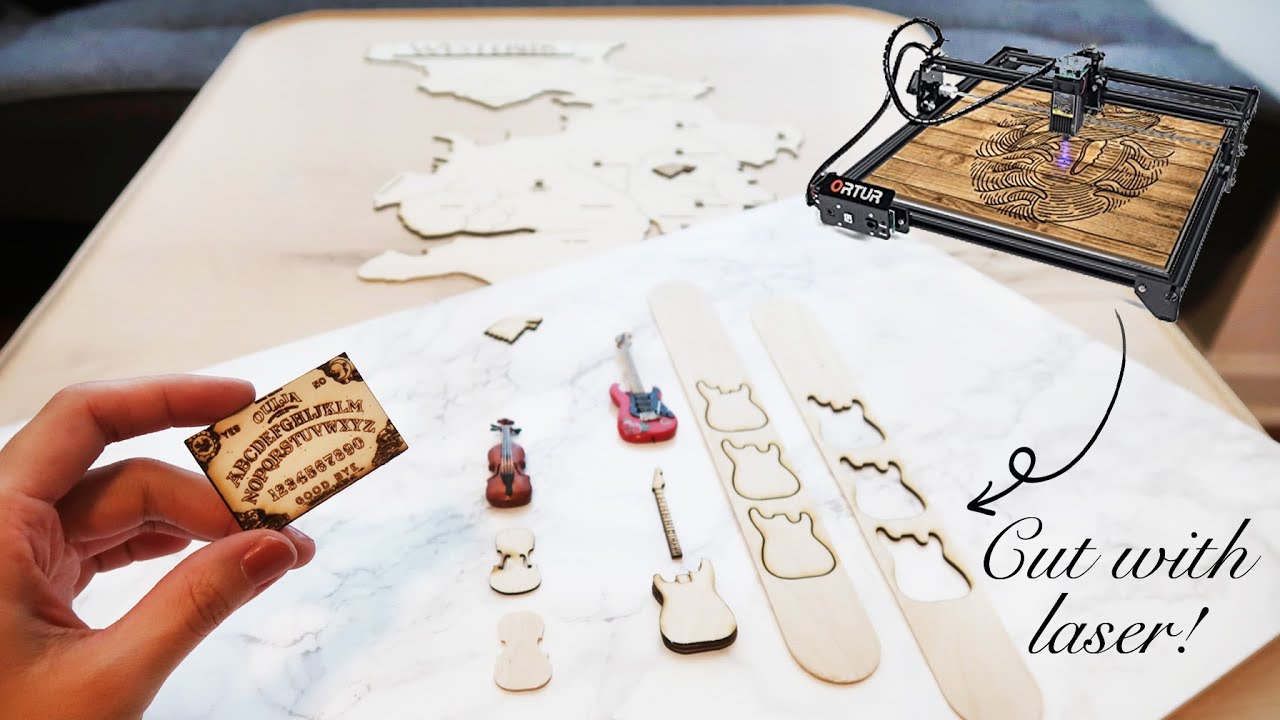 Build Miniatures with a Laser - YouTube