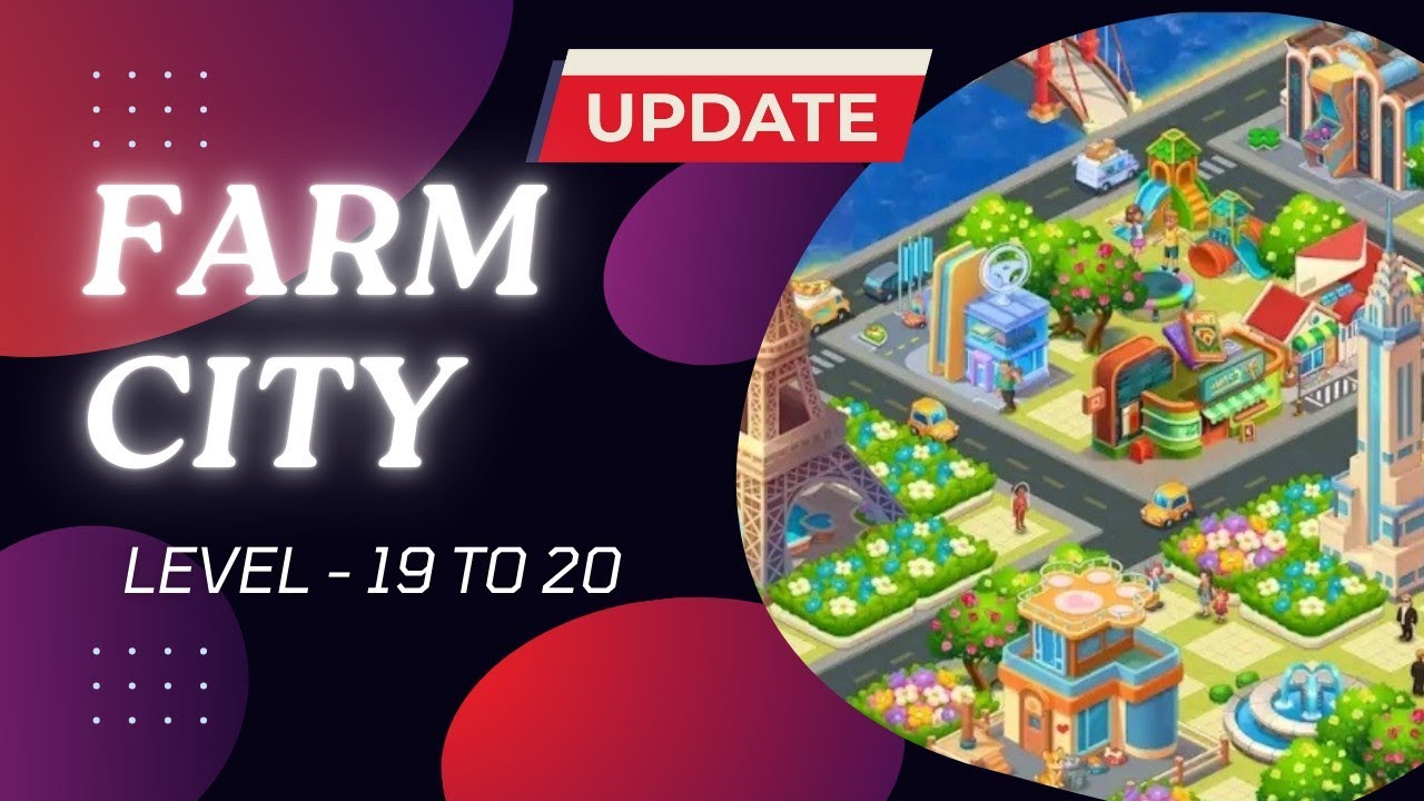 Farm City Level - 19 TO 20 || Farm City Game || Farm House || City ...