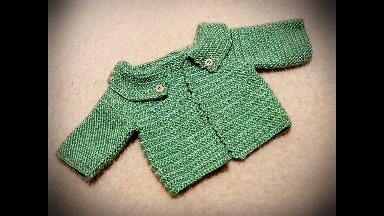 How To crochet A baby cardigan 3 6 M Written Instructions tutorial DIY how-to-crochet-a-baby-cardigan-3-6-m-written-instructions-tutorial-diy