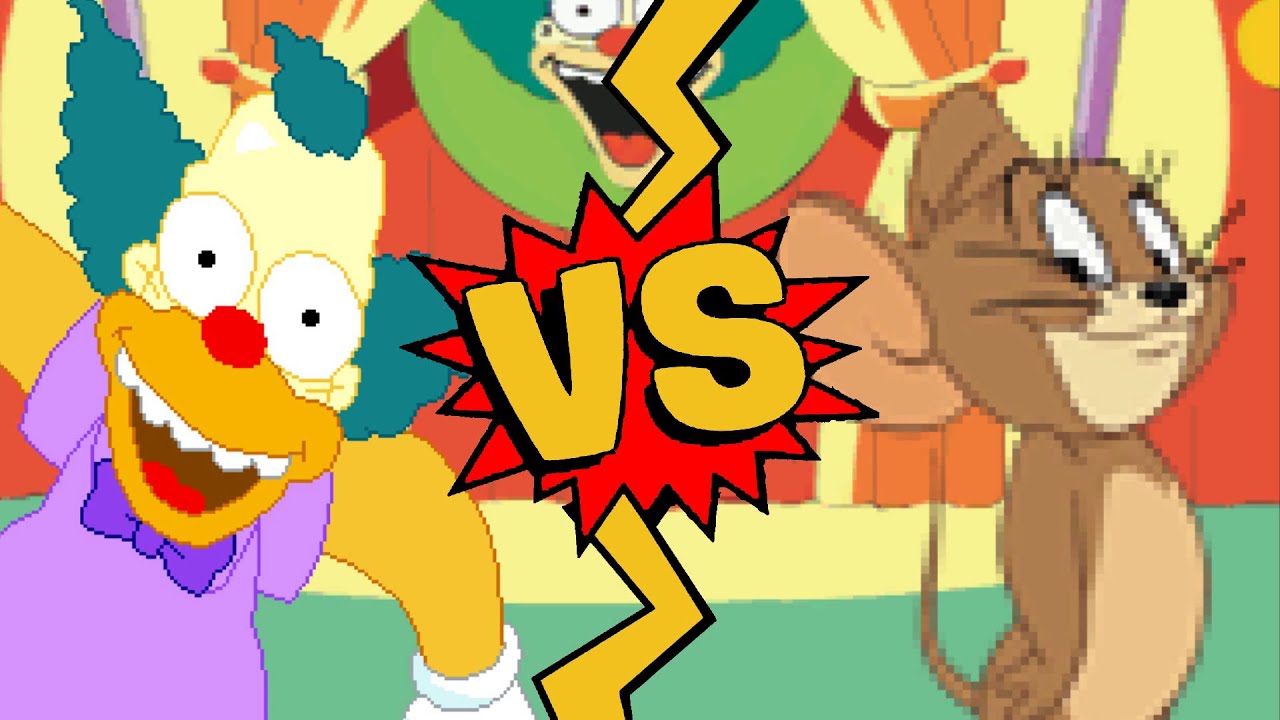 M.U.G.E.N Battles | Krusty Clown vs Jerry Mouse | The Simpsons vs Tom ...