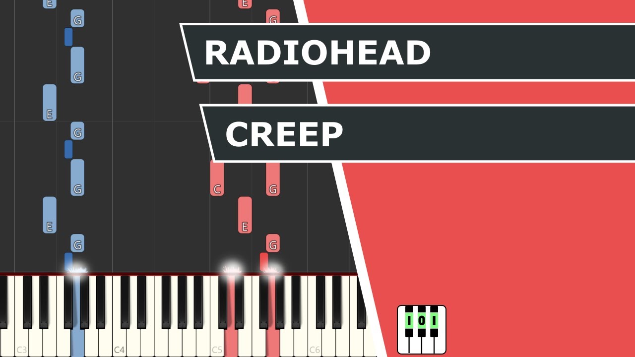 Radiohead - Creep ǀ Piano101 - Piano Tutorial - YouTube