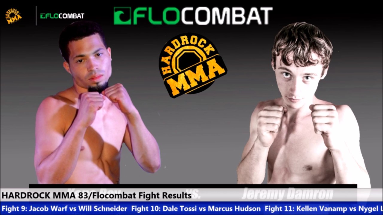 Hardrock MMA 83 Fight 8 Kane Ray vs Jeremy Damron 155 Ammy - YouTube