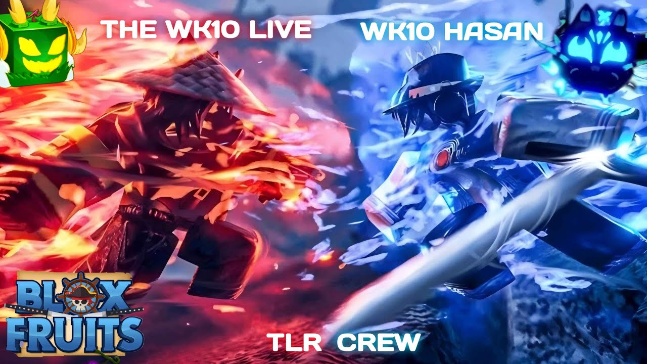 THE WK10 LIVE vs WK10 HASAN with Levi! | Blox Fruits PvP War - YouTube