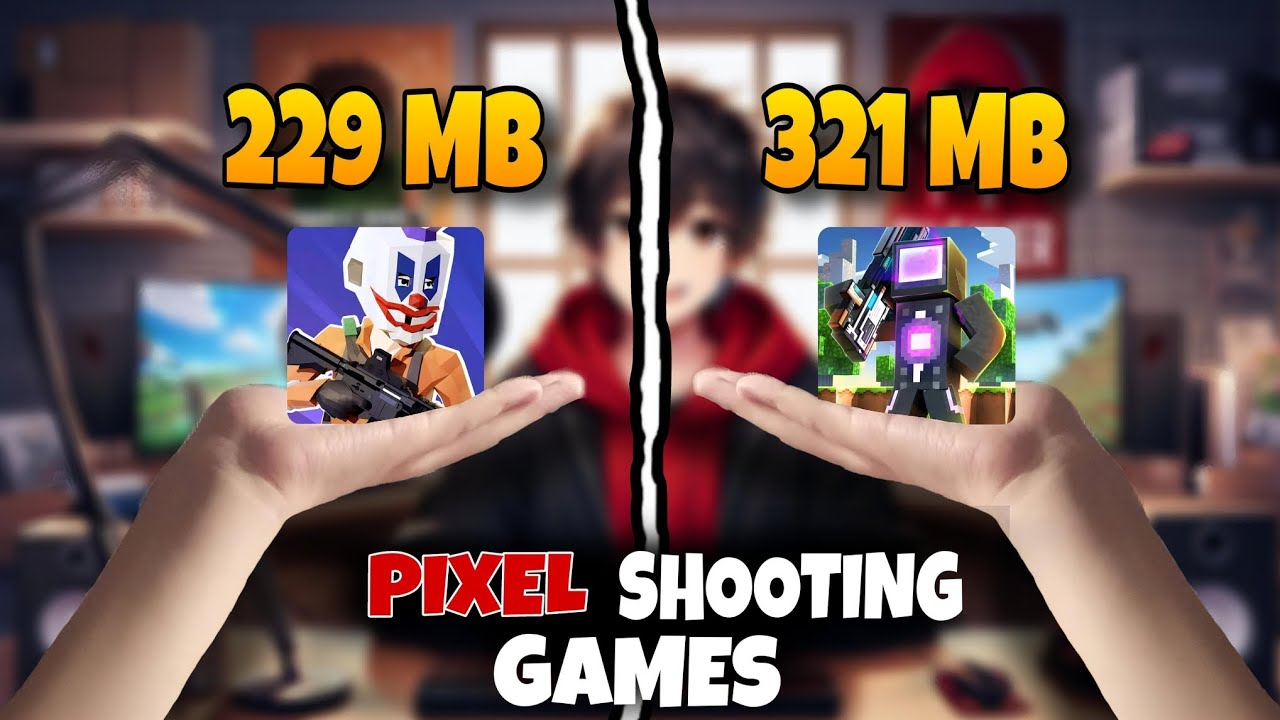 PIXEL SHOOTING GAMES🔥 | Cops N Robber VS Polygun arena 😱 - YouTube