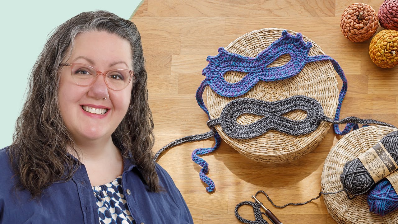 How to Make a Last Minute Crochet Halloween Mask - Free Project ...