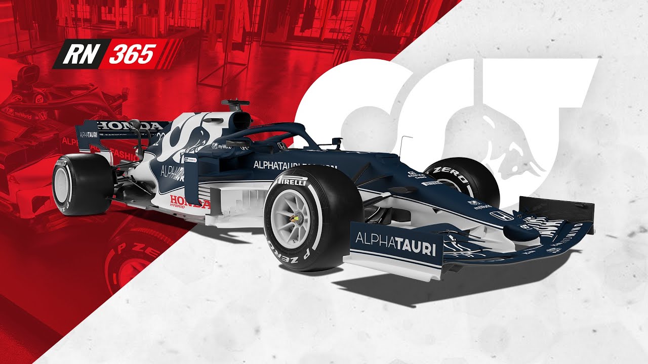 AlphaTauri AT02: Gasly met halve Red Bull op jacht naar succes - YouTube