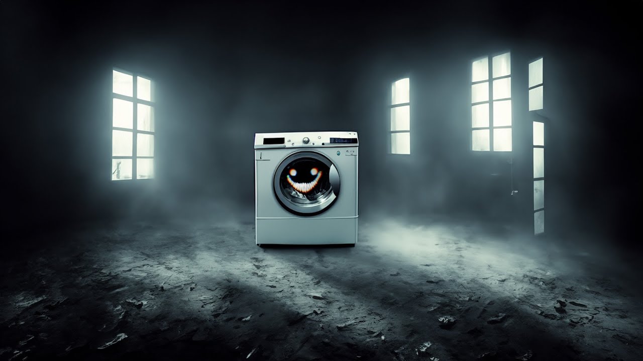 Spending the night at the haunted laundromat - YouTube