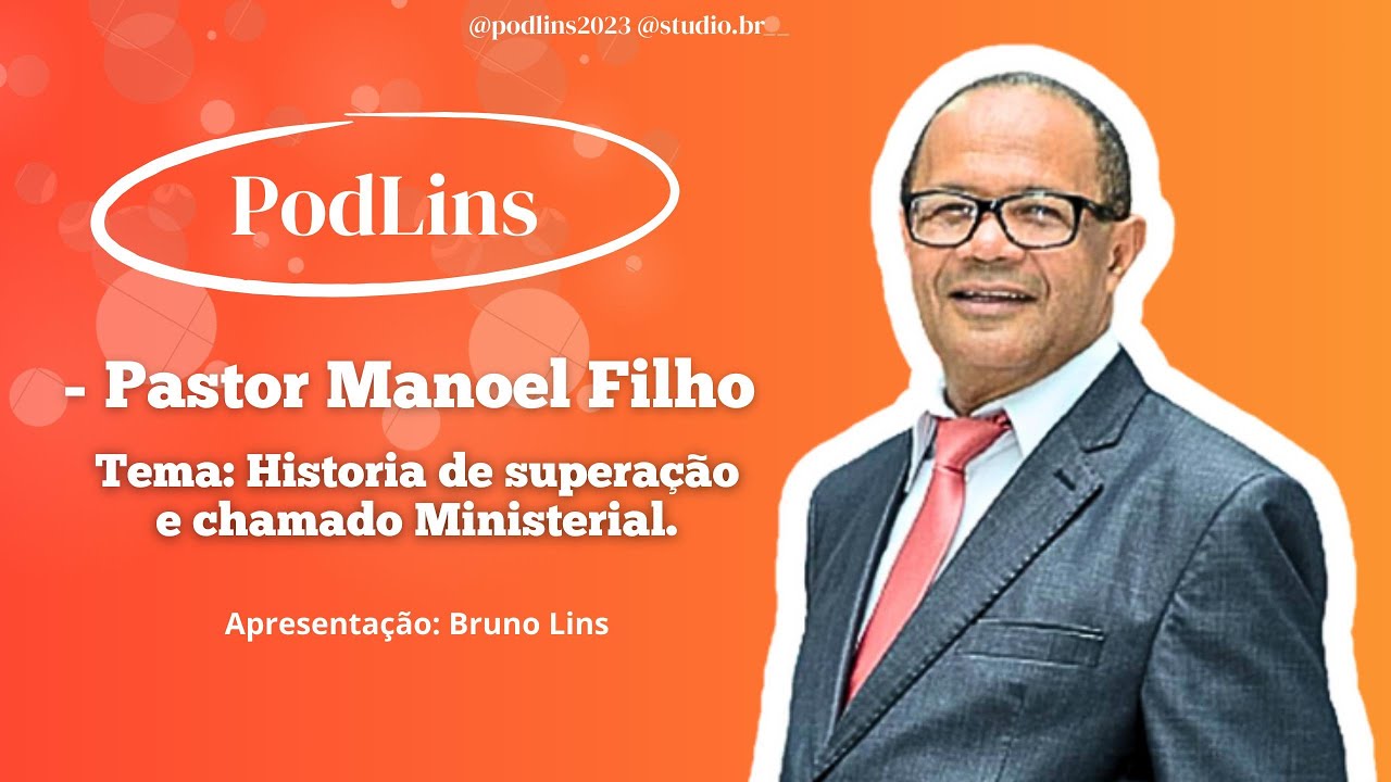Pastor: Manoel Filho Historia de superação e chamado ministerial - YouTube