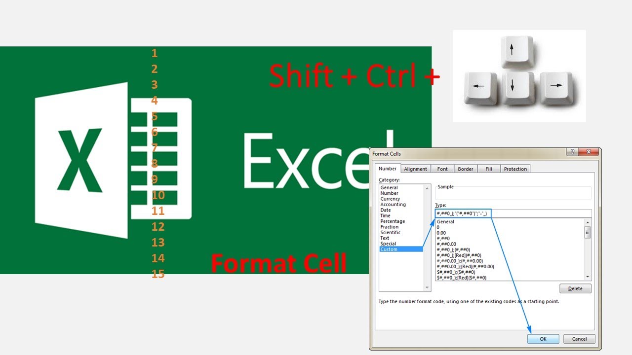 How To Use Pgup Pgdn Ctrl Excel Trick 3 Functions Format Cell