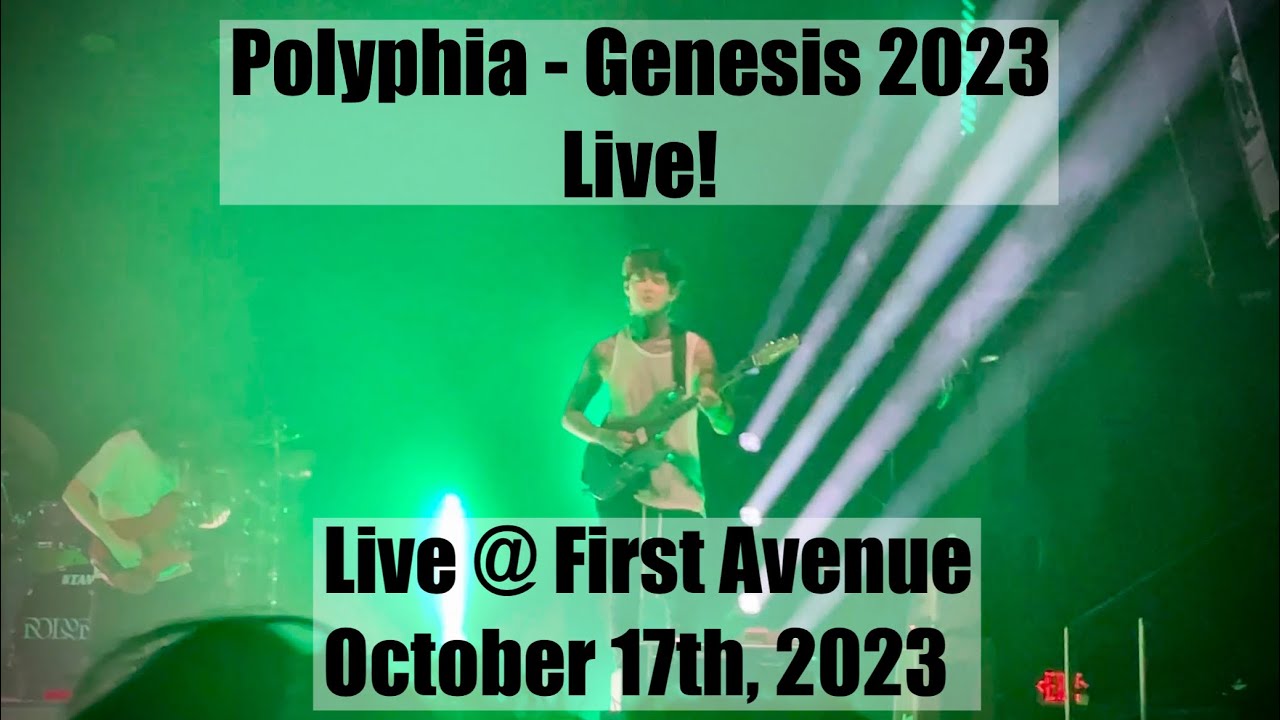 Polyphia - Genesis Live 2023 @ First Avenue Minneapolis Minnesota - YouTube