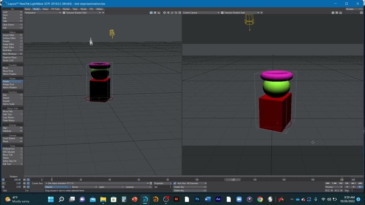 How to Render movie in Lightwave 3D - YouTube