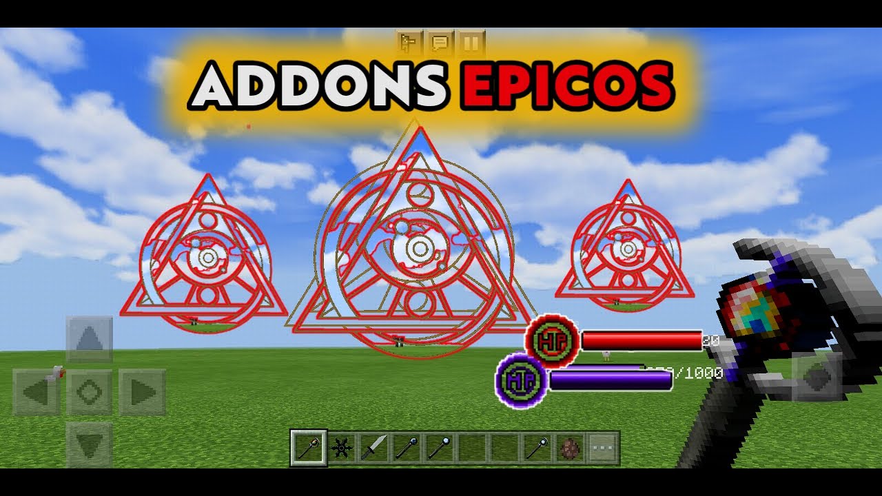 El ADDON QUE AGREGA NUEVOS MENUS INCREÍBLES PARA MINECRAFT PE 1.16 Mod ...